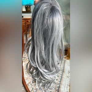 Heather Dye | Hair | Nwtgorgeous Long Gray Lace Front Wig | Poshmark